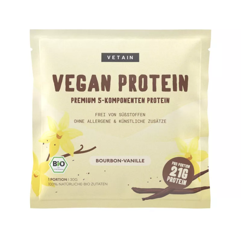 Veganský protein BIO (30 g) Vetain GmbH